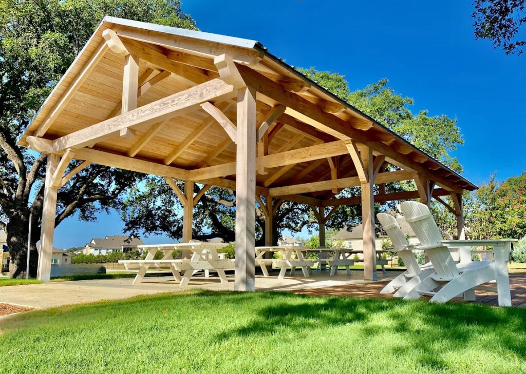 Bryce King Post Pavilion | COVER Timberworks