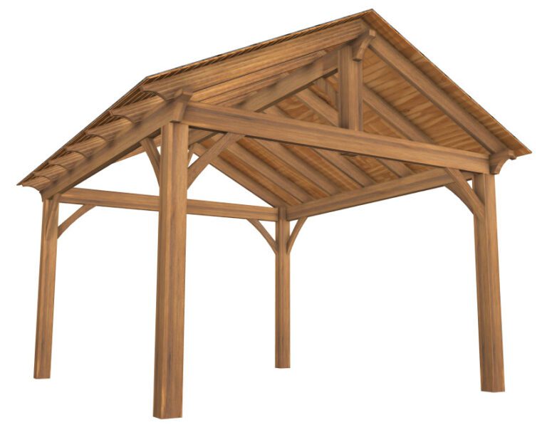 Huron King Post Pavilion | COVER Timberworks
